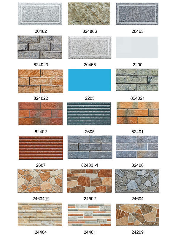 200X400 Ceramic wall tiles,rustic stone look tile exterior wall tiles ...