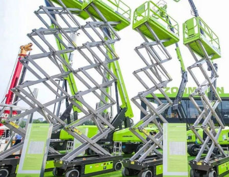 China ZOOMLION ZS1414HD 15.7m Scissor Lift Aerial Work Platform 260 kg ...