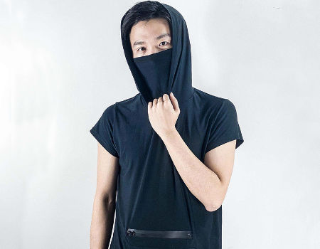 Hong Kong SAR NEW Pullover Face Mask Hoodie / Jacket with Zipper & PM2 ...