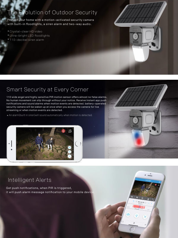 China Ultra Low Power Solar Cctv Camera With High-Speed Sunlight ...