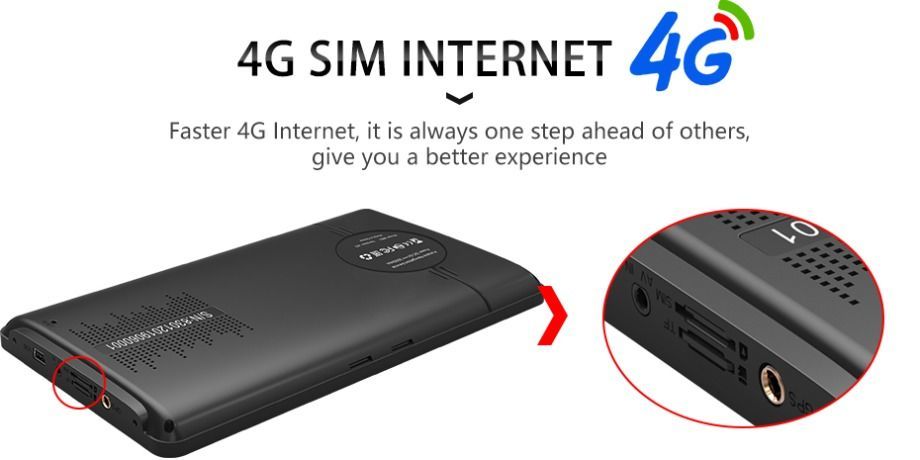 China 7 inch IPS capacitive touch panel 4G WiFi Android 8.1 SL8541 Quad ...