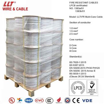 China LLT pure copper conductor silicon jacket insulation fire ...