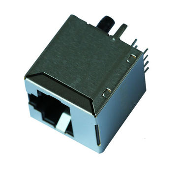 China Single Port Vertical RJ45 Connector LPJD0011DNL 100% Cross YDS ...