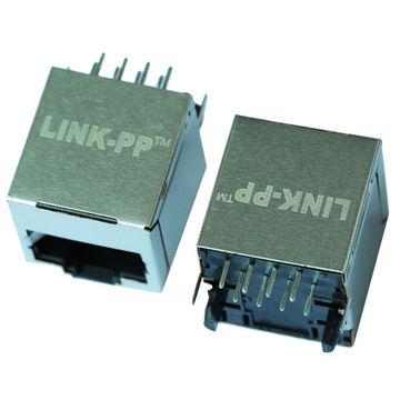 China Single Port Vertical RJ45 Connector LPJD0011DNL 100% Cross YDS ...