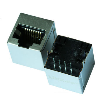 China Single Port Vertical RJ45 Connector LPJD0011DNL 100% Cross YDS ...