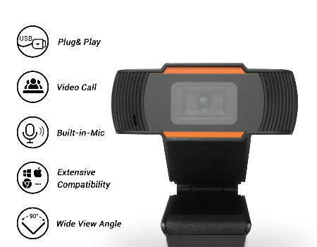 China1080P Webcam, NP HD PC Webcam USB Mini Computer Camera Built-in ...