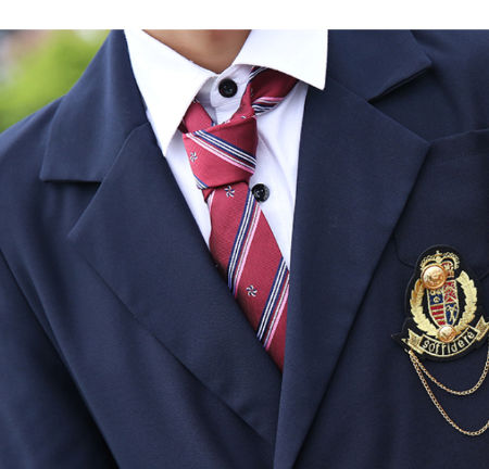 Blazer shirt and pant set japanese male navy blue school uniforms, navy ...