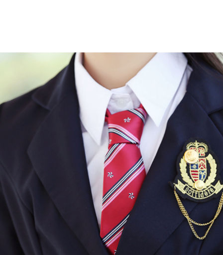 China Four pieces double breasted navy blue british school uniforms for ...