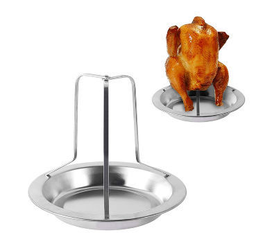 China KEEMAKE Stainless Steel Chicken Roaster Rack, Pan with insert ...