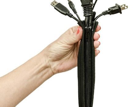 EKO Grey 40mm*1.5m UL VW-1 Zipper Expandable Braided Cable Sleeve for ...