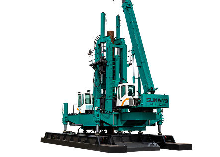 China SUNWARD ZYJ600BJ Series Hydraulic Static Pile Driver construction ...