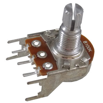 Taiwan 16T Series, 16mm Dual Units Metal Shaft Rotary Potentiometer on ...