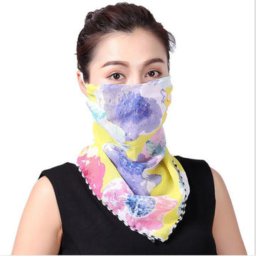 China Summer cliffon Outdoor Riding Sun Masks Full Face neck Protection ...