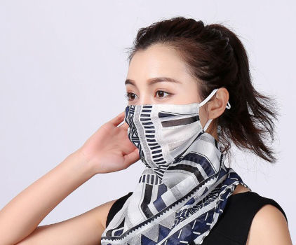 China Summer cliffon Outdoor Riding Sun Masks Full Face neck Protection ...