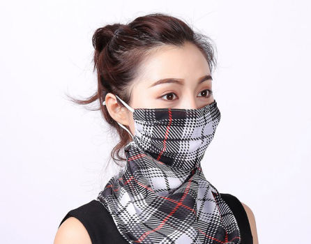 China Summer cliffon Outdoor Riding Sun Masks Full Face neck Protection ...