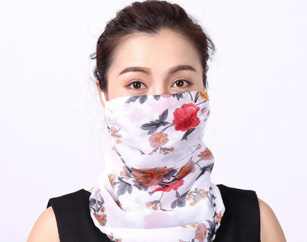 China Summer cliffon Outdoor Riding Sun Masks Full Face neck Protection ...