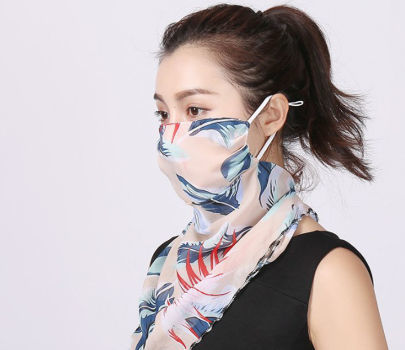 China Summer cliffon Outdoor Riding Sun Masks Full Face neck Protection ...