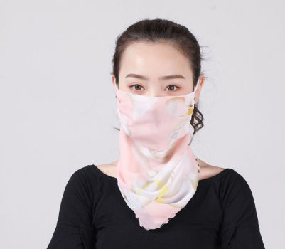 China Summer cliffon Outdoor Riding Sun Masks Full Face neck Protection ...