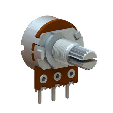 TaiwanRotary Potentiometers Series, 16mm Metal Shaft Rotary ...