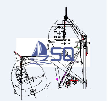 China Lifeboat Davit on Global Sources,Hydraulic Gravity Davit,Gravity ...