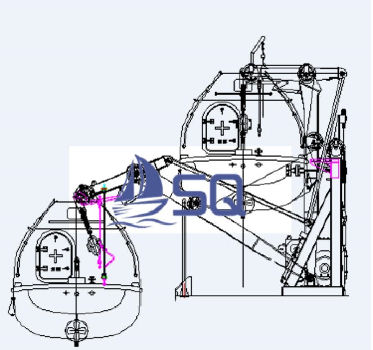 China Lifeboat Davit on Global Sources,Hydraulic Gravity Davit,Gravity ...