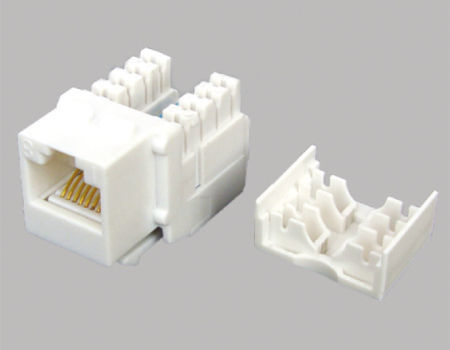 Ethernet modular jack RJ45 keystone jack CAT3 CAT5E CAT6, RJ11 ...