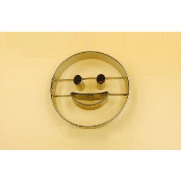 China Smile face cookie cutter with handle, custom designs is welcomed ...