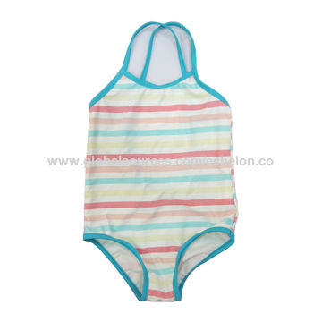 China Girl's swimsuit, made of polyester and elastane on Global Sources ...