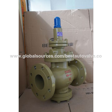 ChinaY43-C Carbon Steel, Y43-B Stainless Steel Series Flange Piston Type Pressure Reducing Valve ...