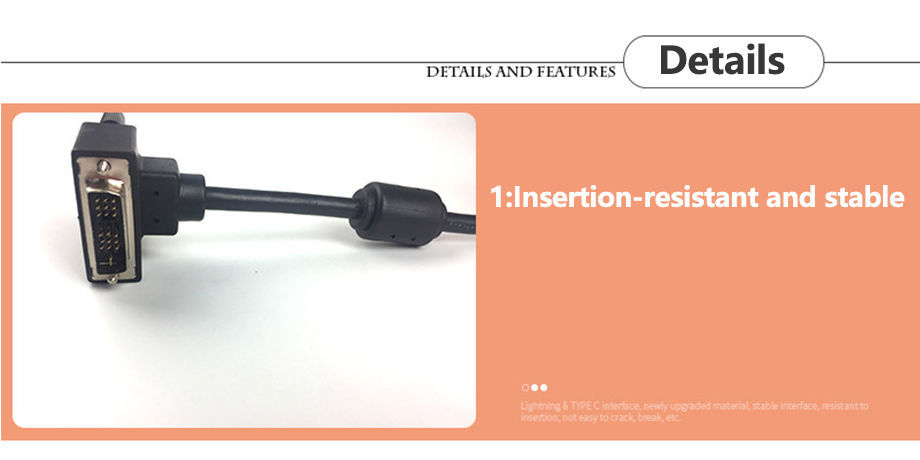 VGA high definition 1920 * 1080p video output color code male to male ...