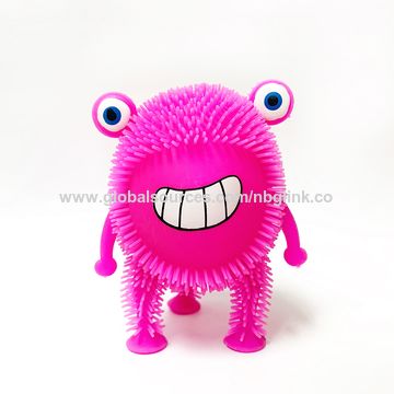 China 4 inch eye flashing TPR flexible bending monster squishy toy ...