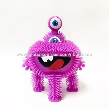 China 4 inch eye flashing TPR flexible bending monster squishy toy ...