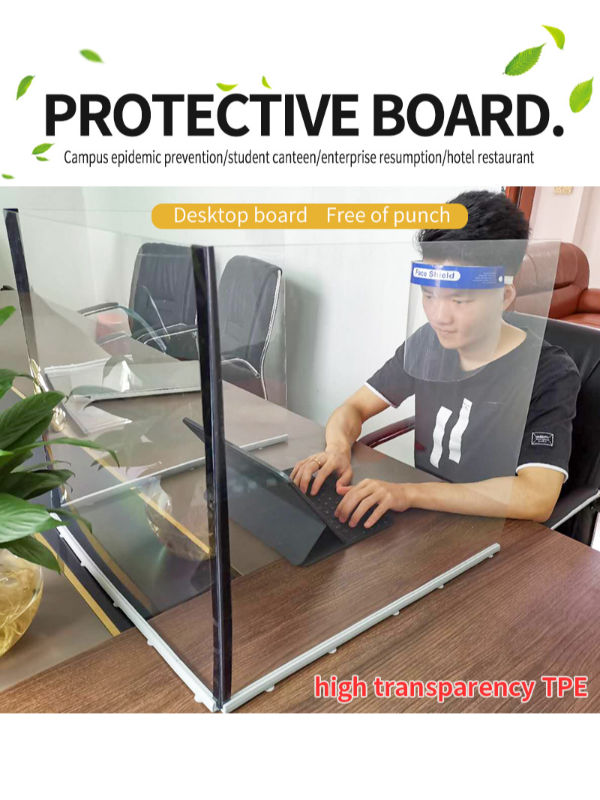 China Canteen Table Divider Protection Plastic Sheet Transparent ...