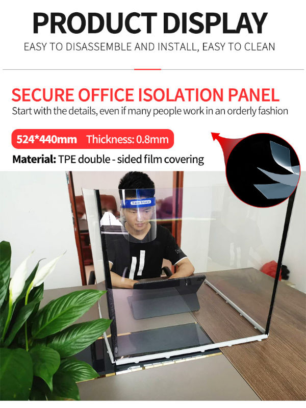 China Canteen Table Divider Protection Plastic Sheet Transparent ...