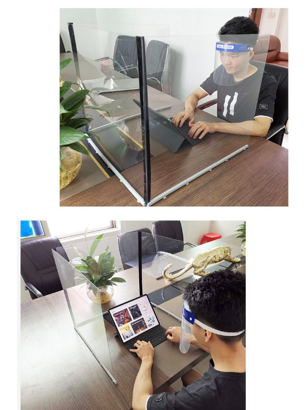 China Canteen Table Divider Protection Plastic Sheet Transparent ...