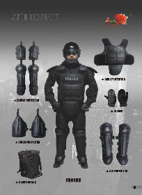 China Riot control gear full set fireproof Anti Riot Suit police and ...
