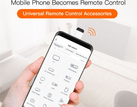 Universal IR Remote Control, Mini Wireless Smart Android Mobile Phone ...
