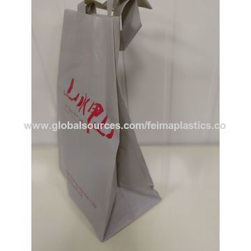 China Printed Square Bottom PE Carrier Bag/PE Shopping Bag on Global ...