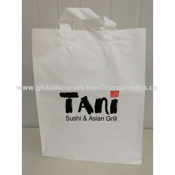 China Printed Square Bottom PE Carrier Bag/PE Shopping Bag on Global ...