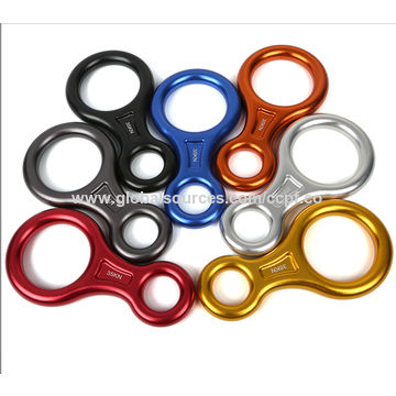 China Aluminum Alloy Rescue Figure 8 Rappelling Rope Descender Climbing ...