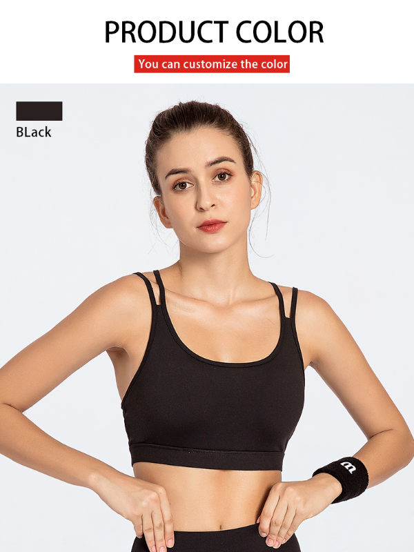Workout Sports Bra Clothes Fitness Seamless Yoga Bra Set For Women ...