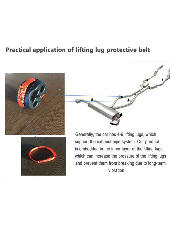 Top selling automobile exhaust pipe lifting lug protective belt ...