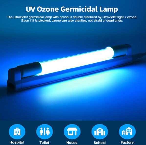 China T5 6W Germicidal Lamp UV Ultraviolet Lamp Tube Bulb Bactericidal ...