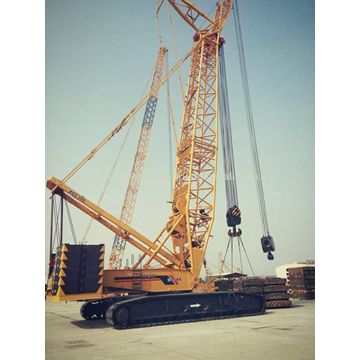 China 300ton crawler crane, New XGC300 hydraulic lattice boom crawler ...