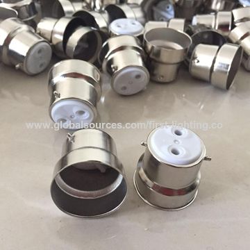 China B22 LAMP CAP ,B22 Cap Solder less Lamp cap Iron plating lamp caps ...