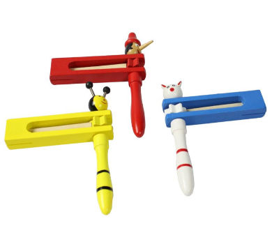 Cartoon wooden spin noise toy wood for rattle Clacker, Cartoon rattle ...