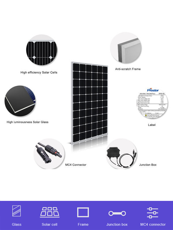 China 305W Monocrystalline Solar Module 305Wp Mono-crystalline 60 Cells ...