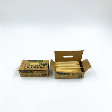 China Customized promotional High Quality Bamboo Toothpicks Paper ...