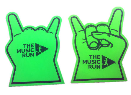 Cheering eva sponge foam Hand,Foam High Five Fingers Concert Hand ...