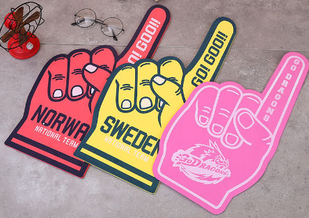 Cheering eva sponge foam Hand,Foam High Five Fingers Concert Hand ...